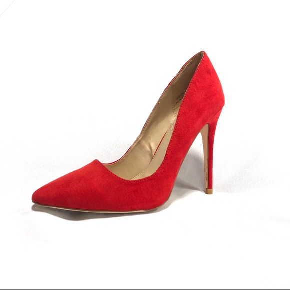 Anne Michelle | Shoes | Anne Michelle Red Classic Pumps Closed Toe ...